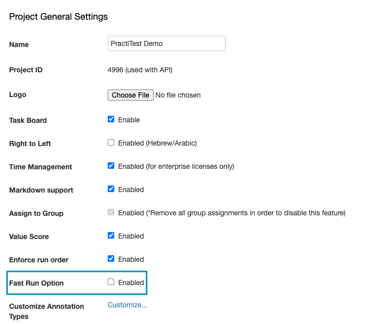 Test Sets & Runs | PractiTest