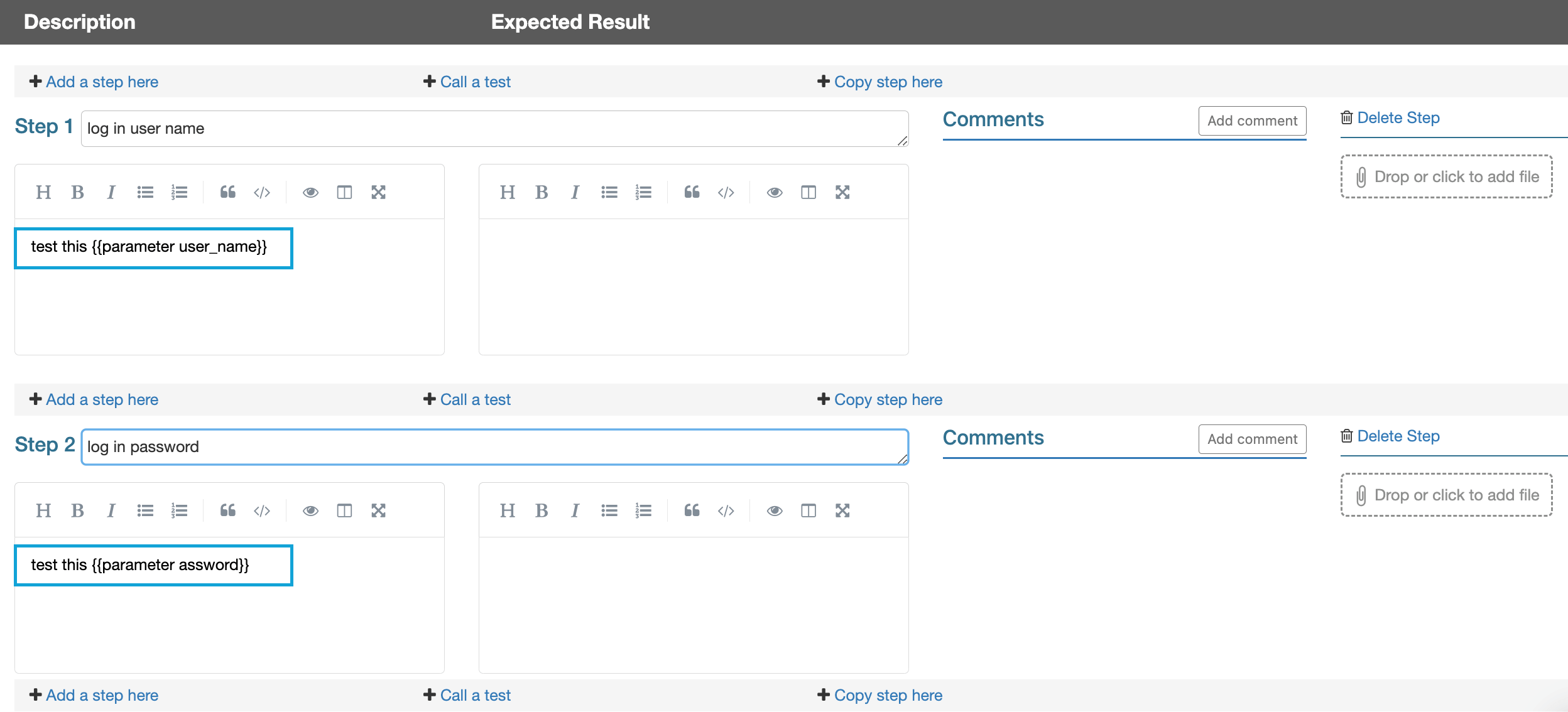 Scripted Manual Tests